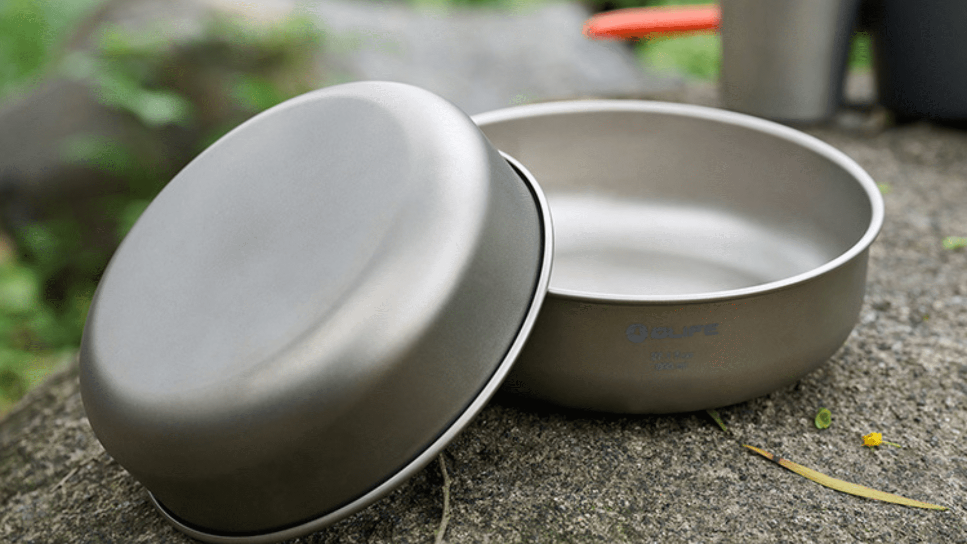 Titanium Bowl Set OCB01 ชุดชามไทเทเนียม - Olight Thailand